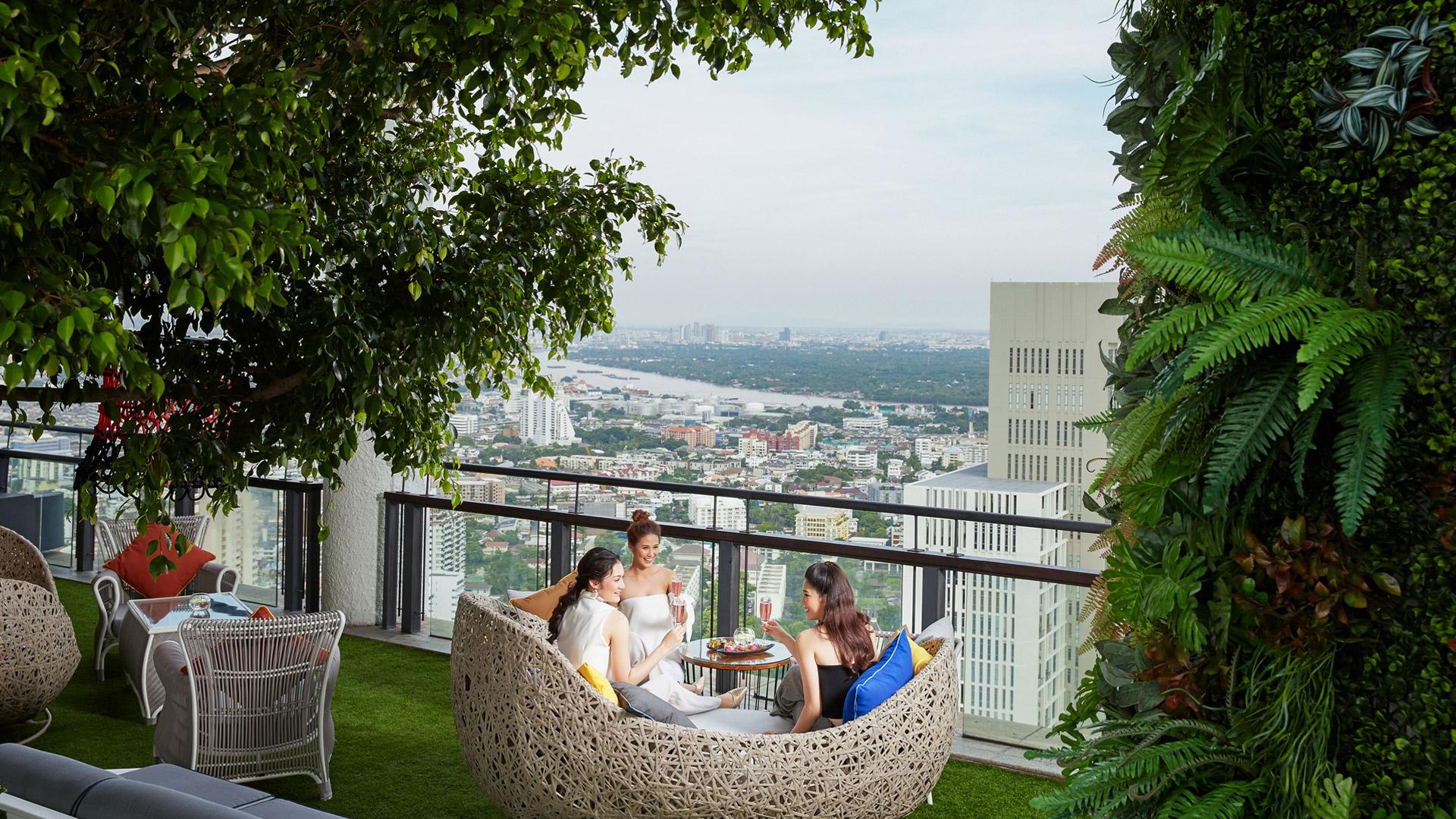 Saffron Sky Garden | Rooftop Bar & Garden Bangkok | Banyan Tree Bangkok