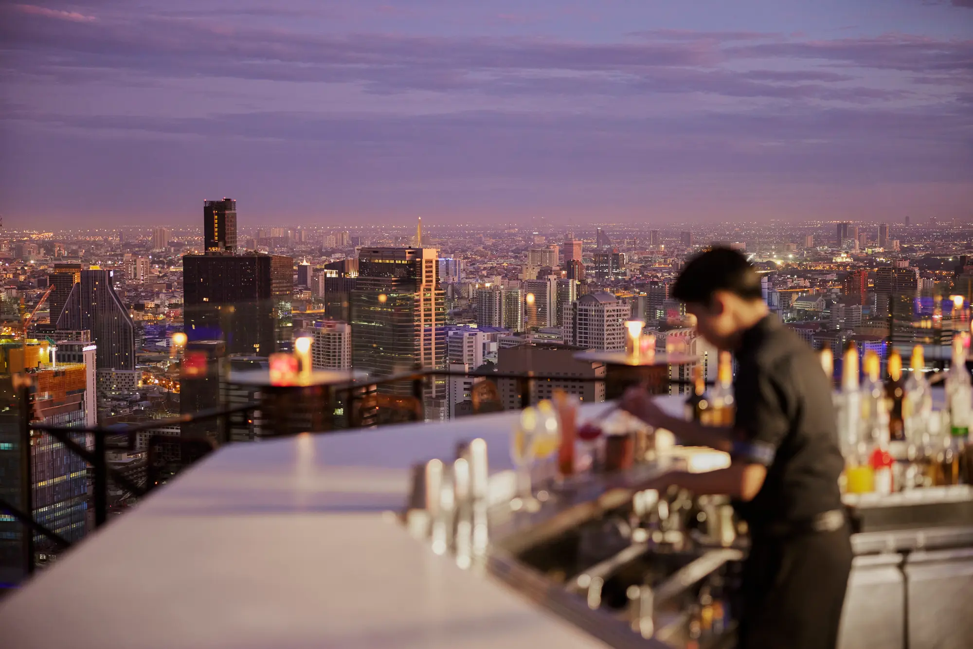 Moon Bar | Sky Bar Bangkok with Panoramic City Views | Banyan Tree Bangkok