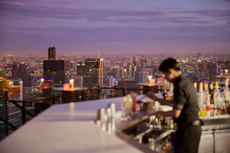 Moon Bar | Sky Bar Bangkok with Panoramic City Views | Banyan Tree Bangkok