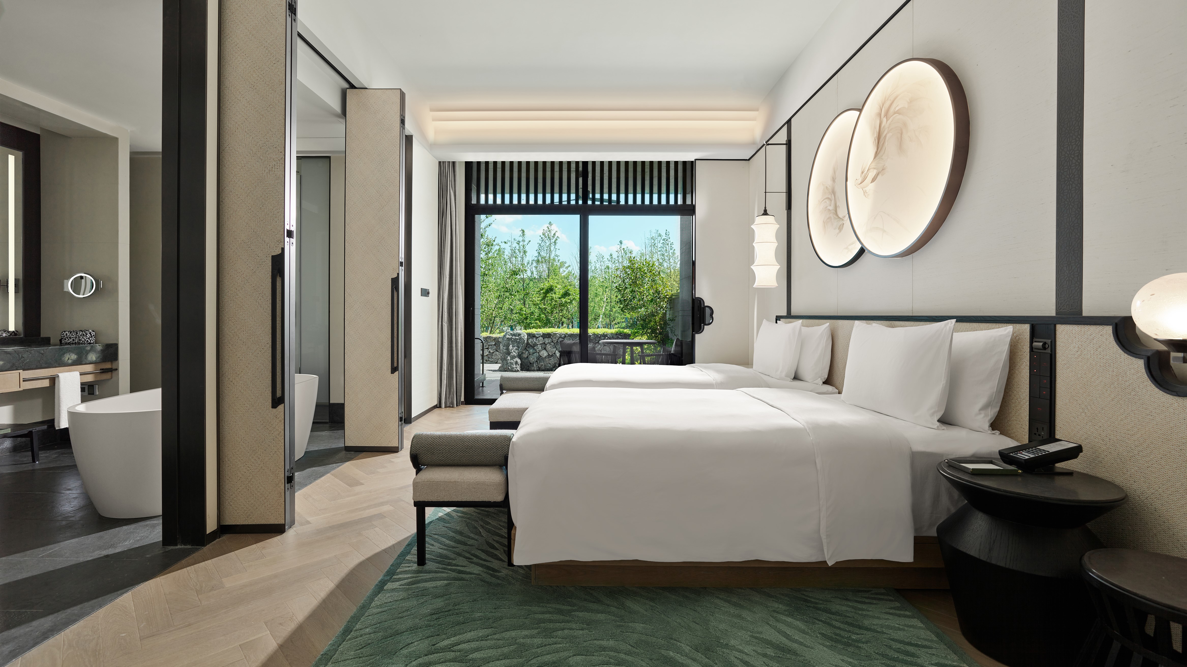 Lagoon Terrace Pool Room Twin | Banyan Tree Yangcheng Lake